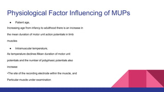 Emg changes during fatigue and contraction | PPTX