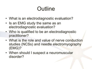 EMGinInternalMedicine.ppt neurogenic and myopathic | PPT