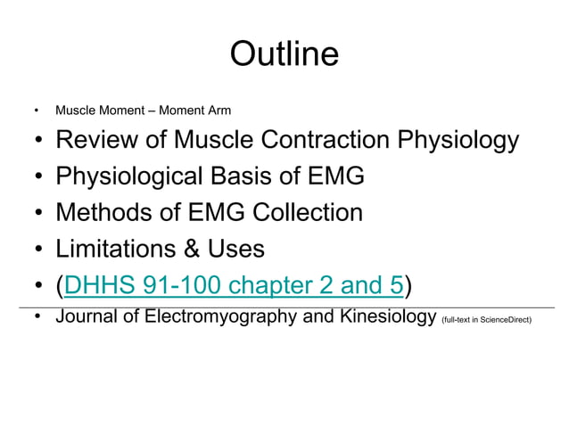 EMG Lecture 10-1-2015.ppt electromyography | PPT