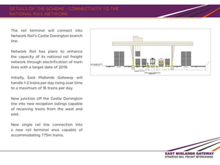 East Midlands Gateway - Strategic Rail Freight Interchange | PPTX