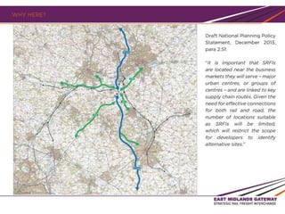 East Midlands Gateway - Strategic Rail Freight Interchange | PPTX