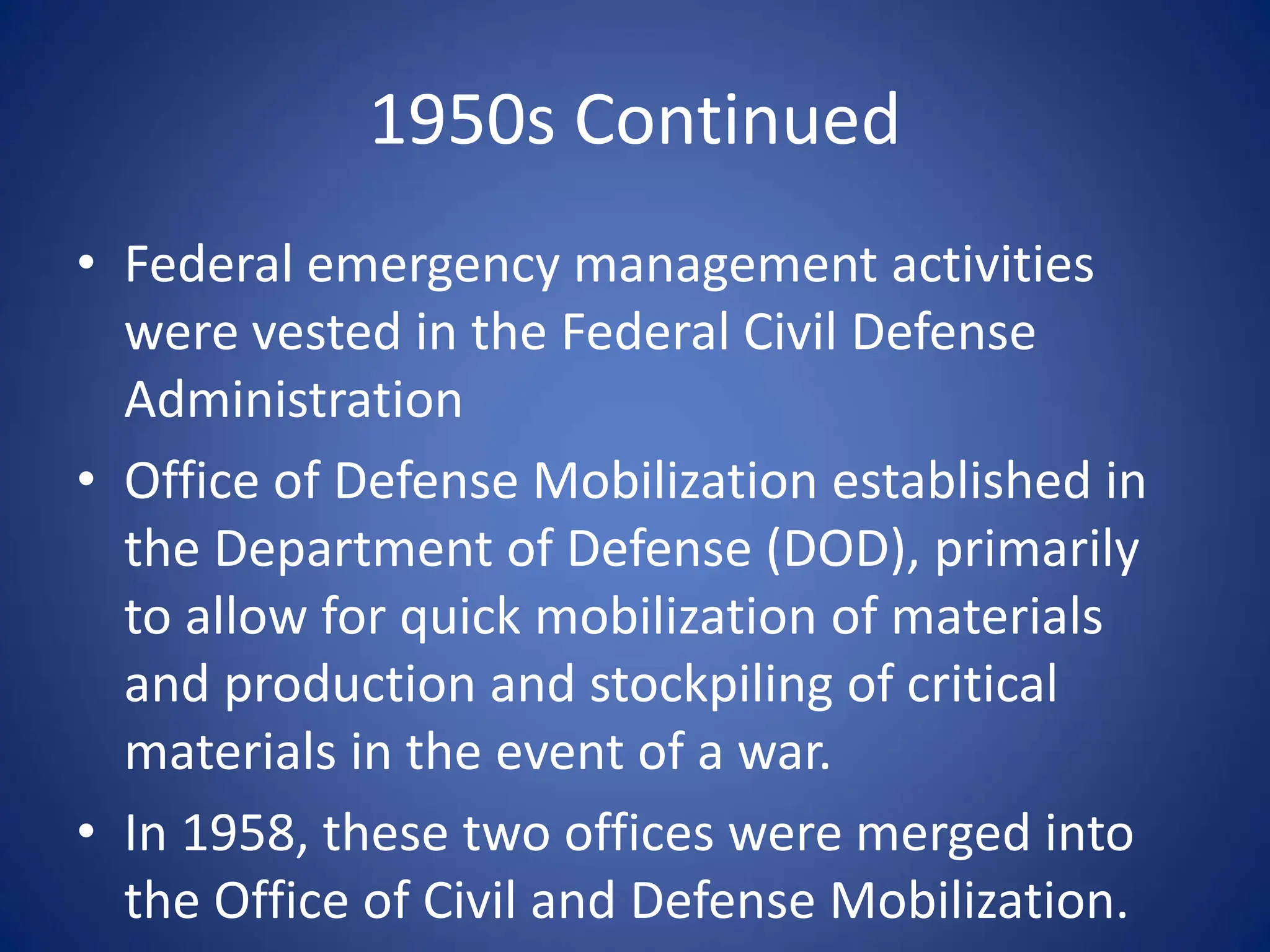 overview of us emergency management post 9/11 | PPT