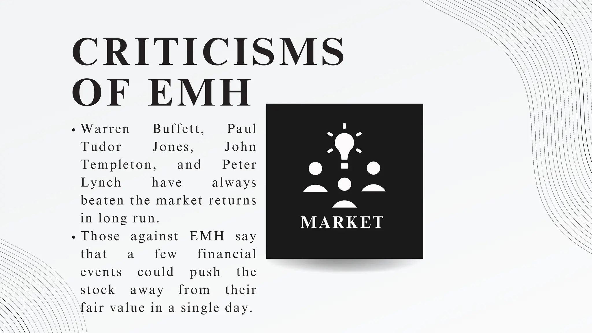 Efficient market hypothesis (EMH) PPT..pdf | Stocks and Bonds | Personal Investing