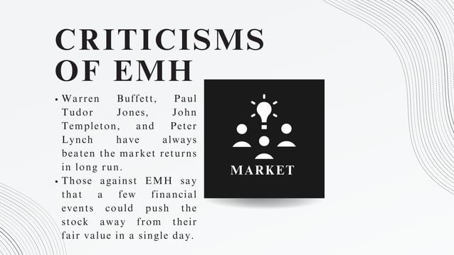 Efficient market hypothesis (EMH) PPT..pdf | Stocks and Bonds ...
