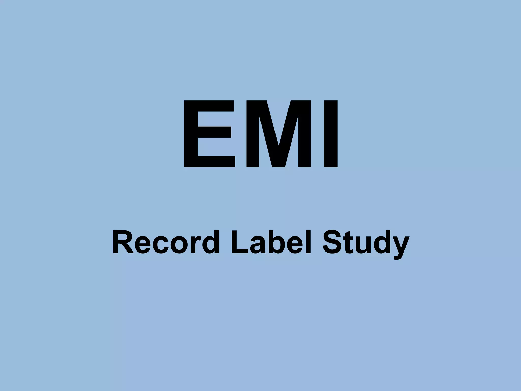 EMI case study | PPT