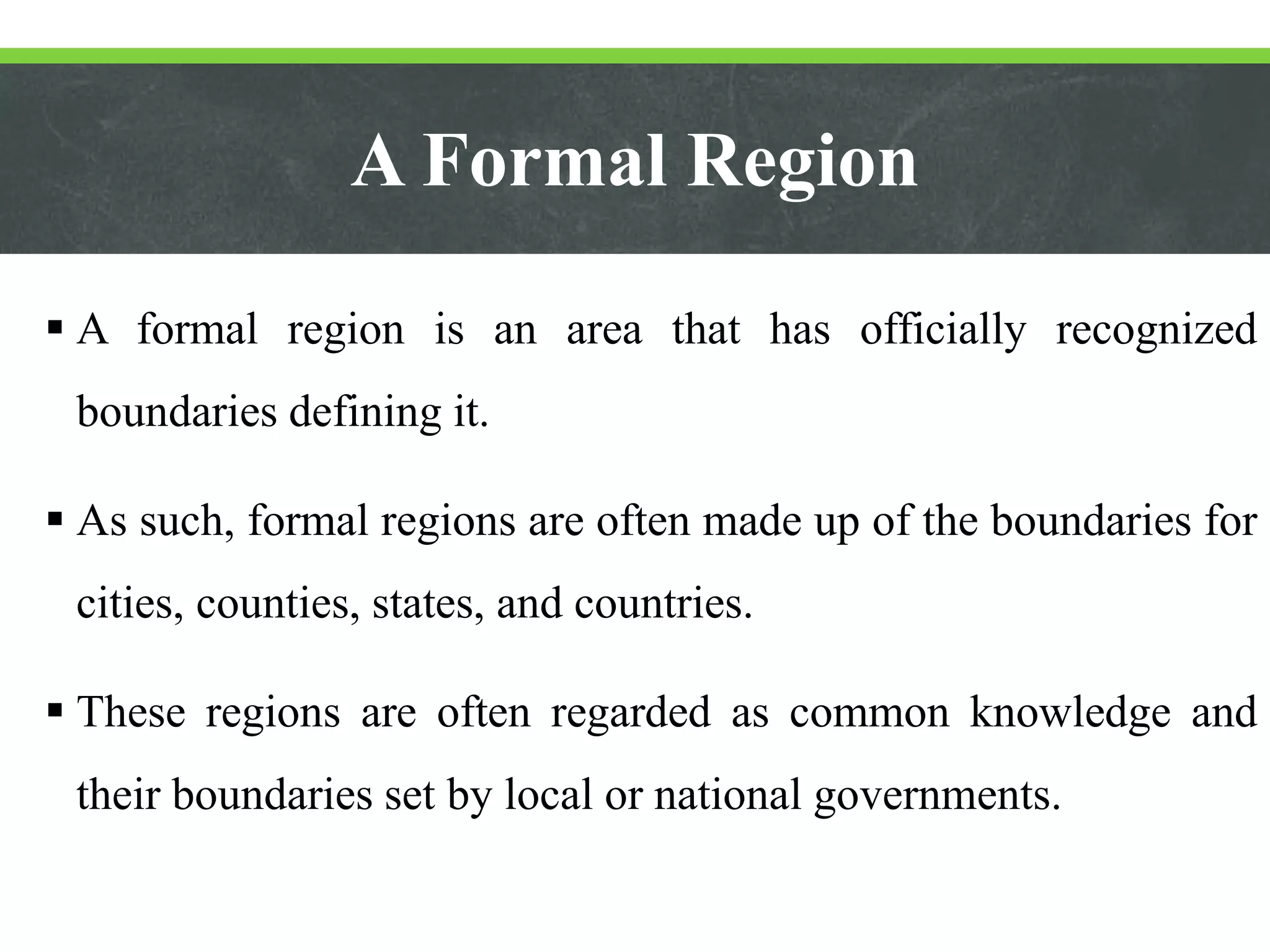 Types and delineation of regions ppt | PPTX