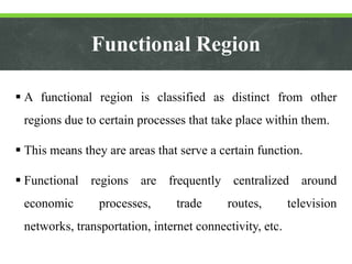 Types and delineation of regions ppt | PPTX