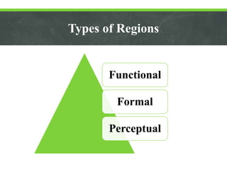 Types and delineation of regions ppt | PPT