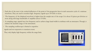 SAMPLING AND STORAGE OSCILLOSCOPE | PPTX