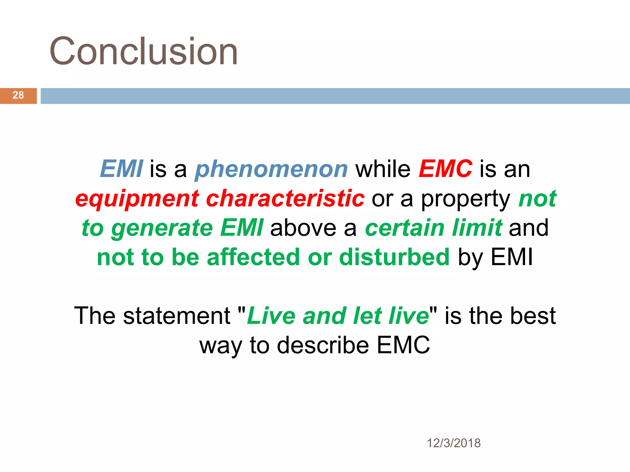 Emi and emc | PPTX