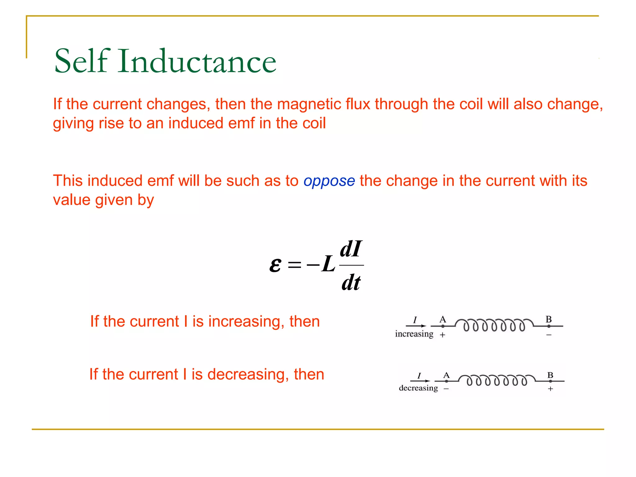 Electromagnetic Induction And Transformer Ppt Physics Science