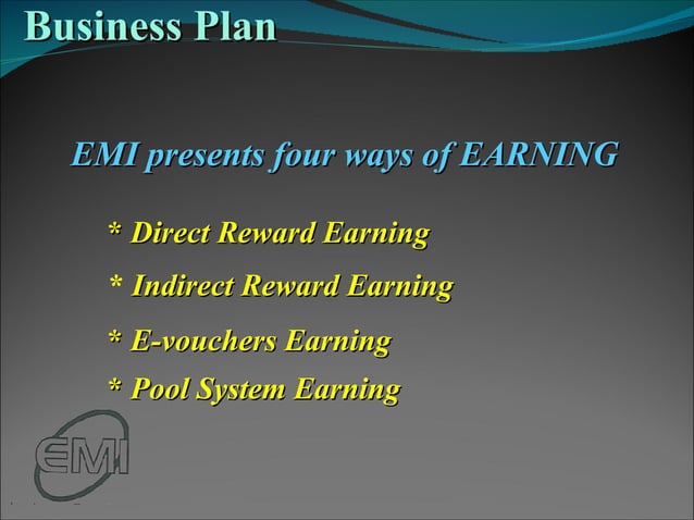Emi business plan | PPT
