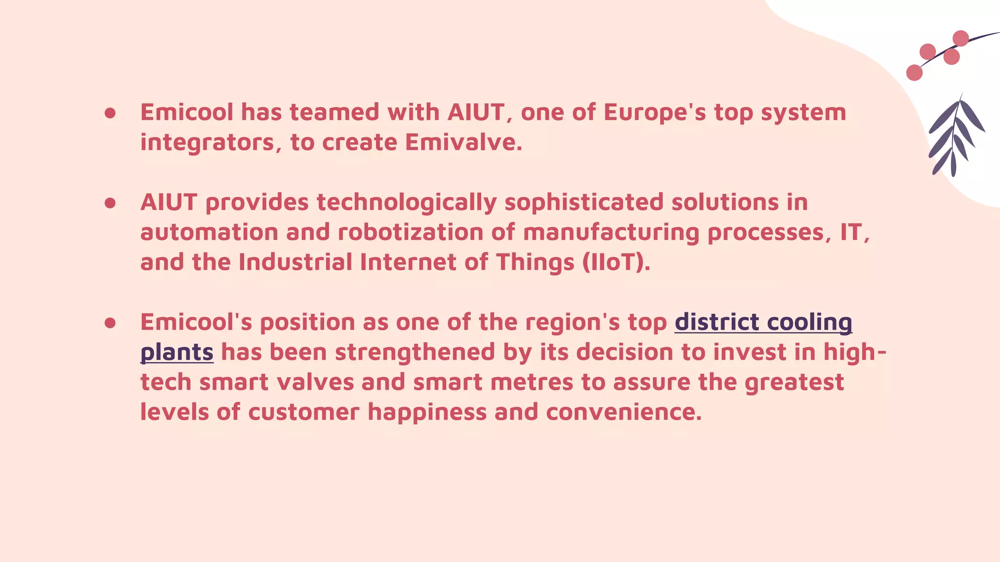 Emicool implementing emivalve enabling remotely controlled processes | PPT