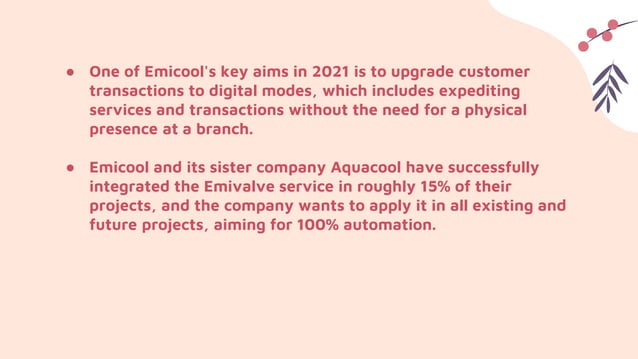 Emicool implementing emivalve enabling remotely controlled processes | PPT
