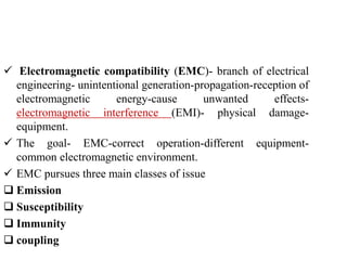 ELECTROMAGNETIC EMISSION AND SUSCEPTIBILITY STANDARDS AND SPECIFICATIONS,MIL 461E | PPTX