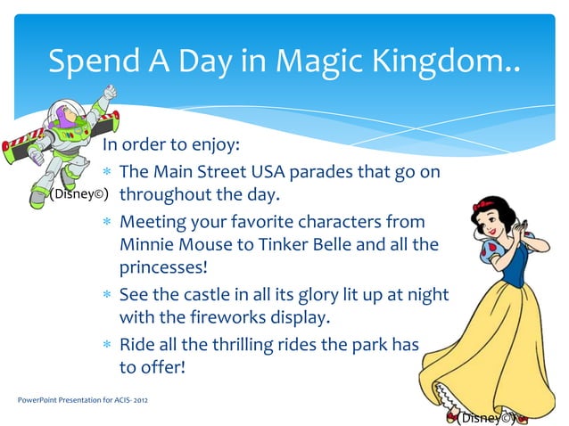 Disney Emily | PPTX | Amusement and Theme Parks | Attractions