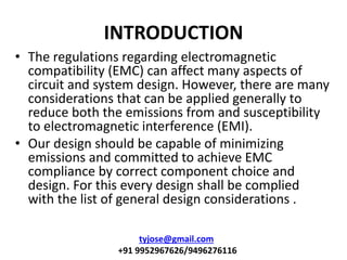 Emi emc design guide lines | PDF