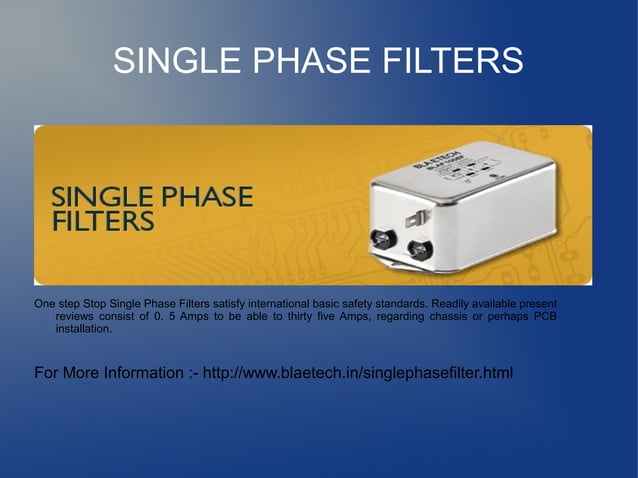 Emi filters | PPT | Technology & Computing