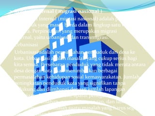 Emigrasi,transmigrasi,kel7,agb a | PPTX