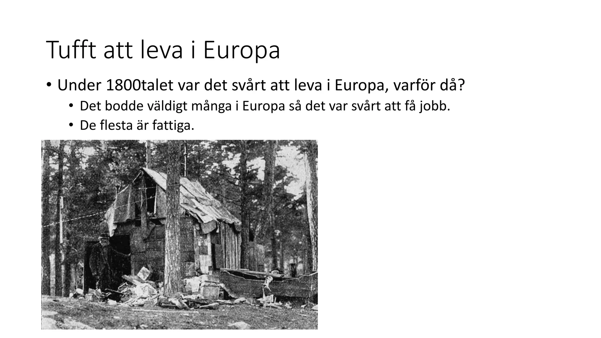 Emigrationen till amerika | PPTX