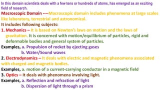 PHYSICAL WORLD part 1 | PPTX