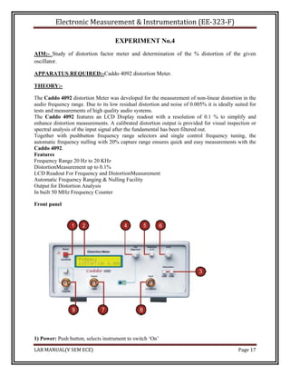 Emi lab manual_vthsem_ece | PDF