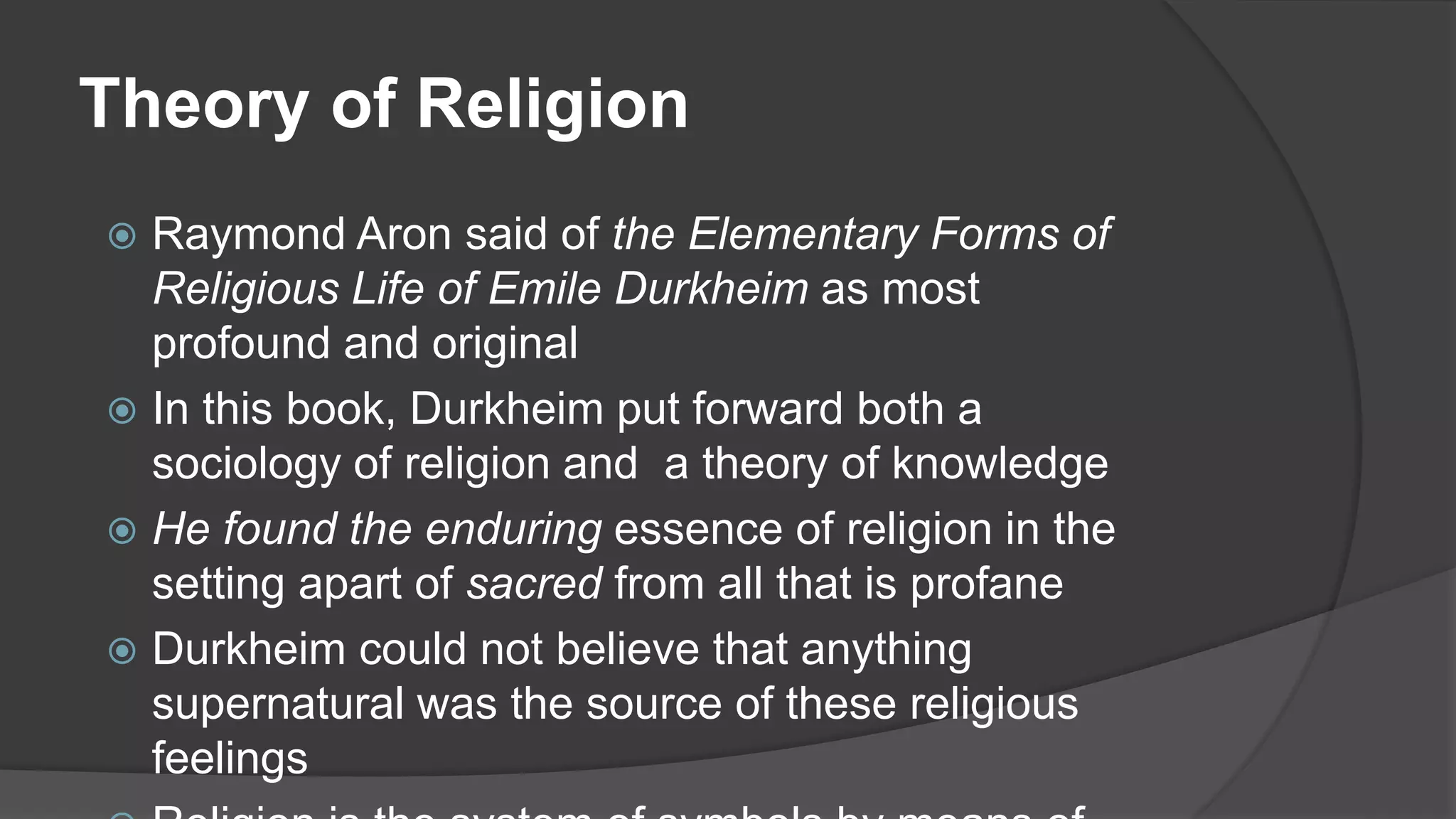 Emile Durkheim, Sociologist ppt | PPTX