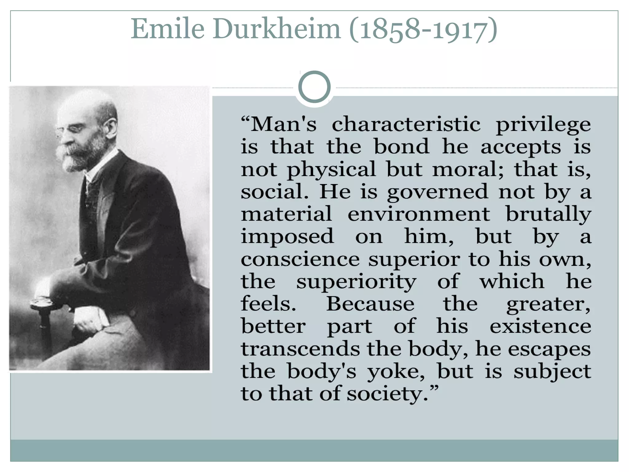 Emile durkheim's book on suicide | PPT