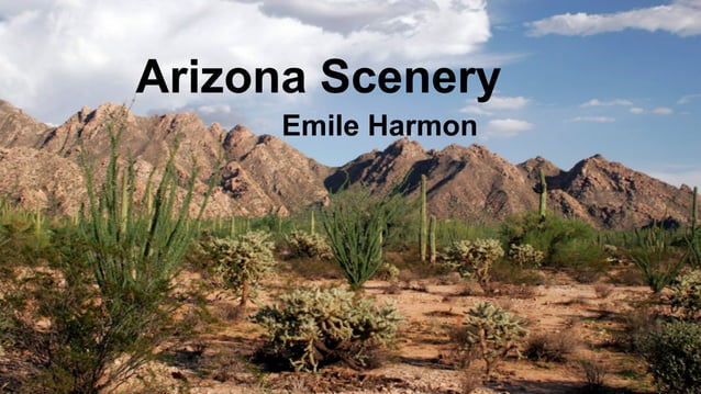 Emile Harmon Arizona Scenery | PDF