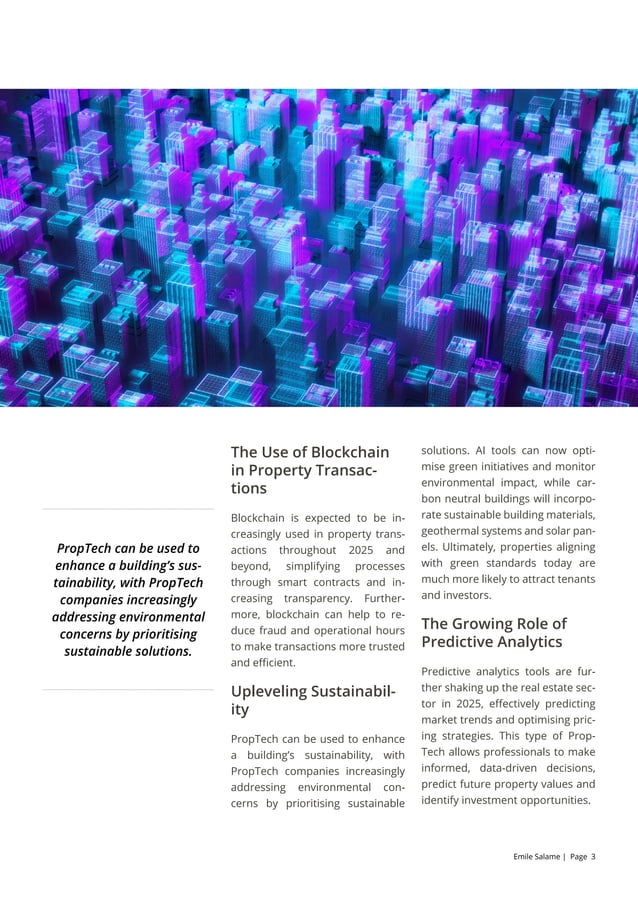 Exciting PropTech Trends for 2025 | PDF