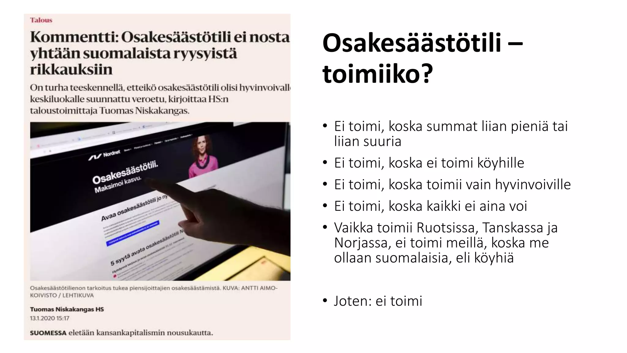 Emilia Kullas, EVA - Miten lottokansa oppi vaurastumaan | PPTX