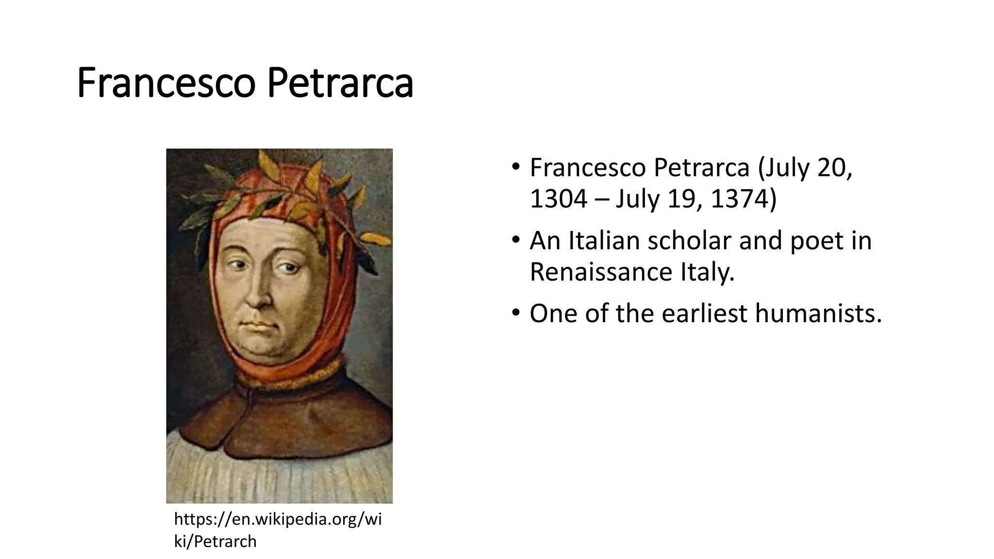 The Sonnet in the Renaissance | PPTX