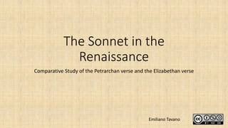 The Sonnet in the Renaissance | PPTX