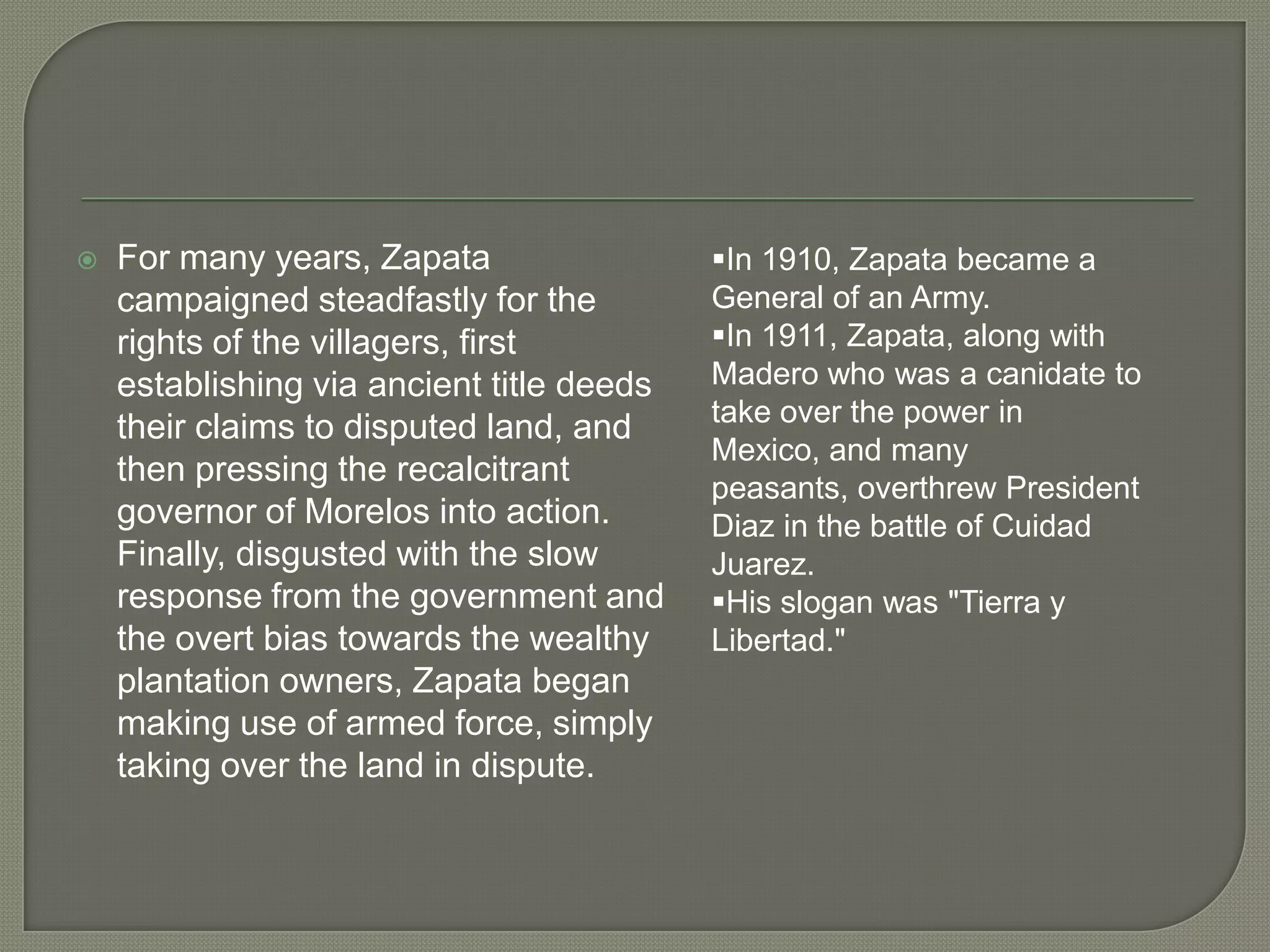 Emiliano zapata | PPTX