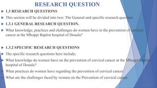 Cervical cancer | PPTX