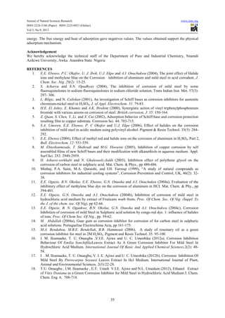 Emilia sonchifolia extract as green corrosion inhibitor for mild steel ...