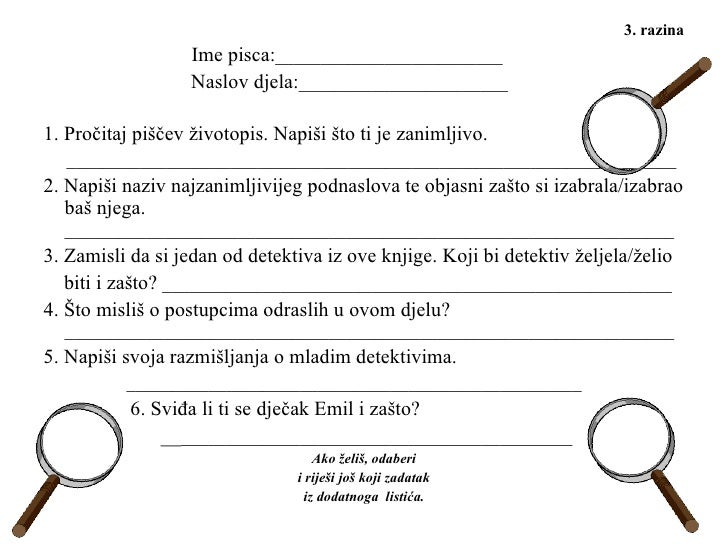 Emil I Detektivi Lektirni Dan