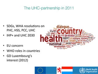 A realist approach to studying the UHC-Partnership | PPT