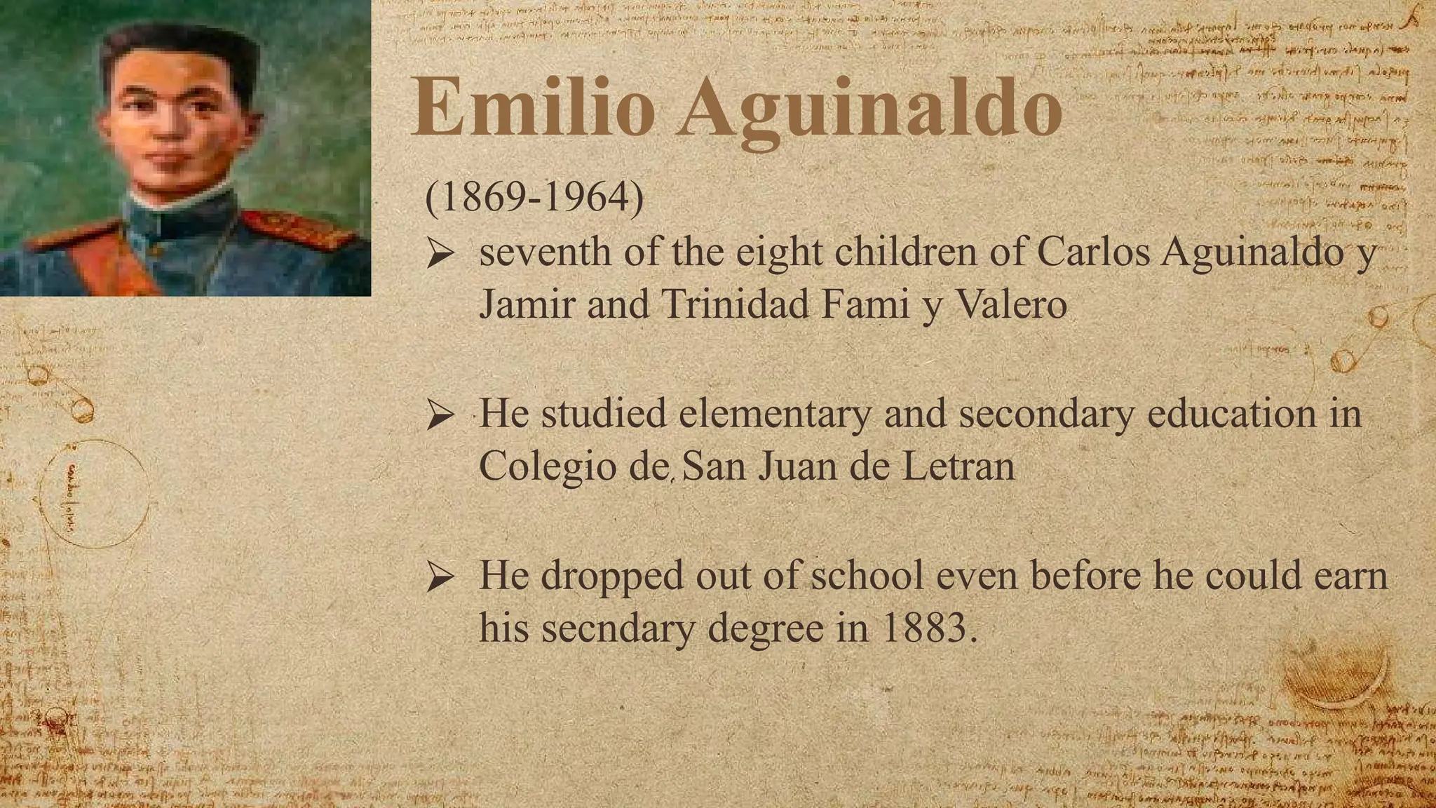 Emilio Aguinaldo.pptx powerpoint presentation | PPTX
