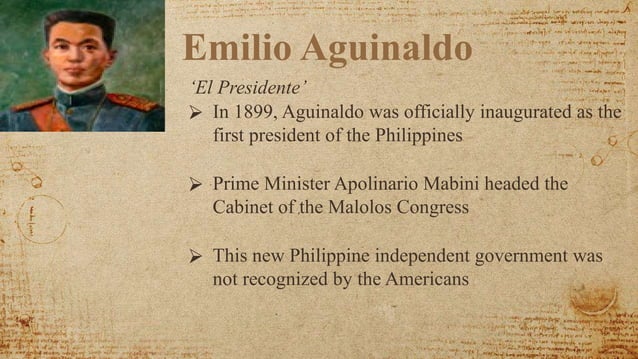 Emilio Aguinaldo.pptx powerpoint presentation | PPTX