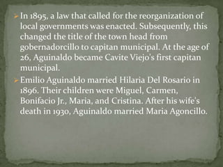 Emilio aguinaldo y famy | PPTX