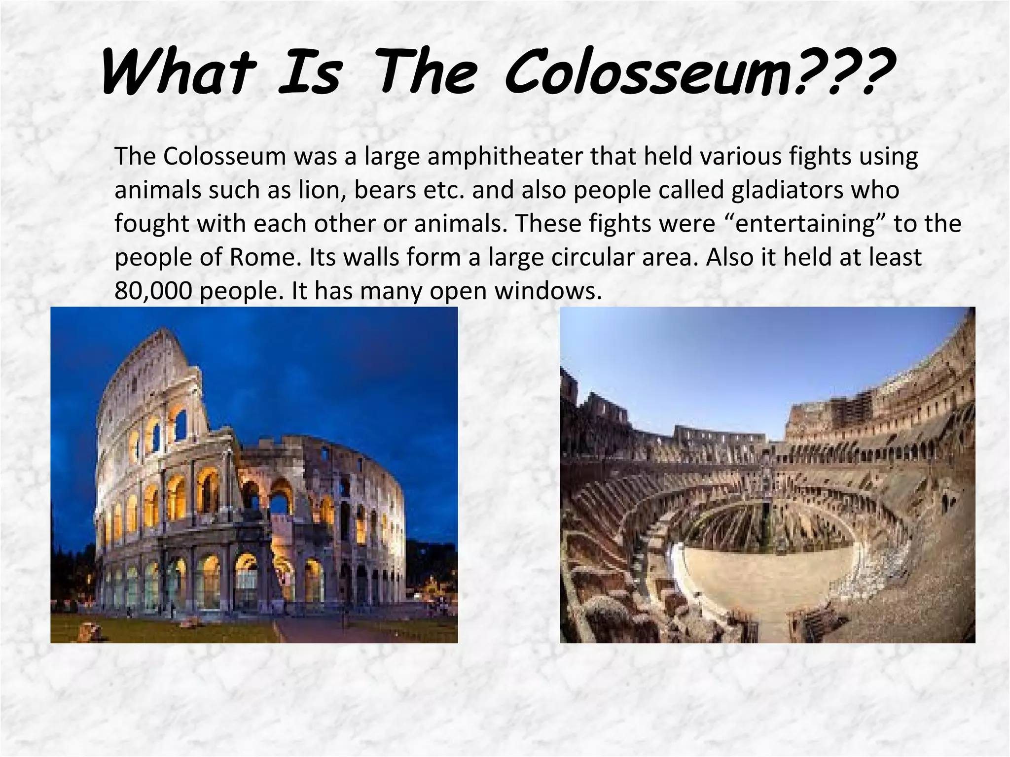 Emilio colosseum | PPT