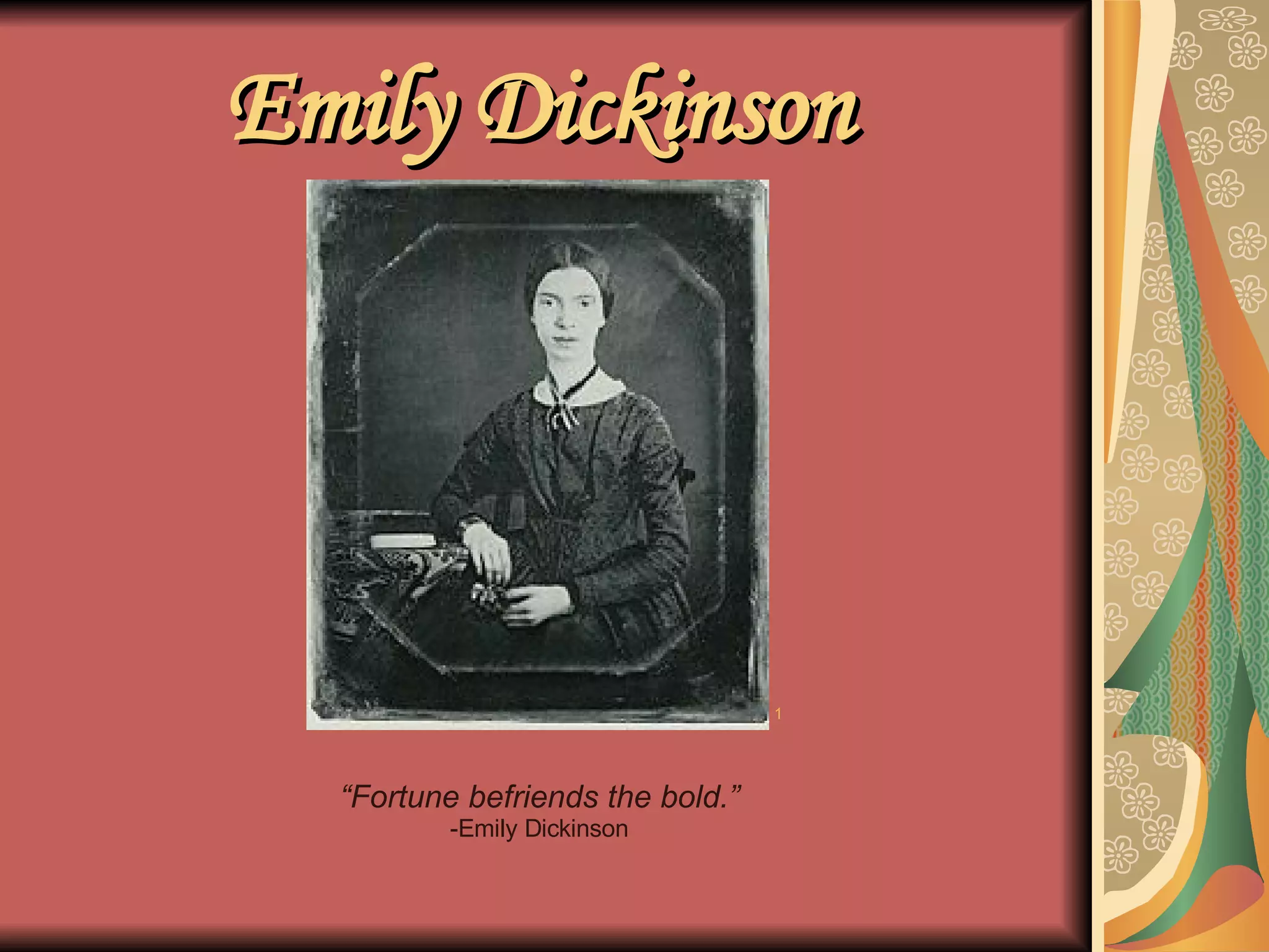 Emily Dickinson | PPT
