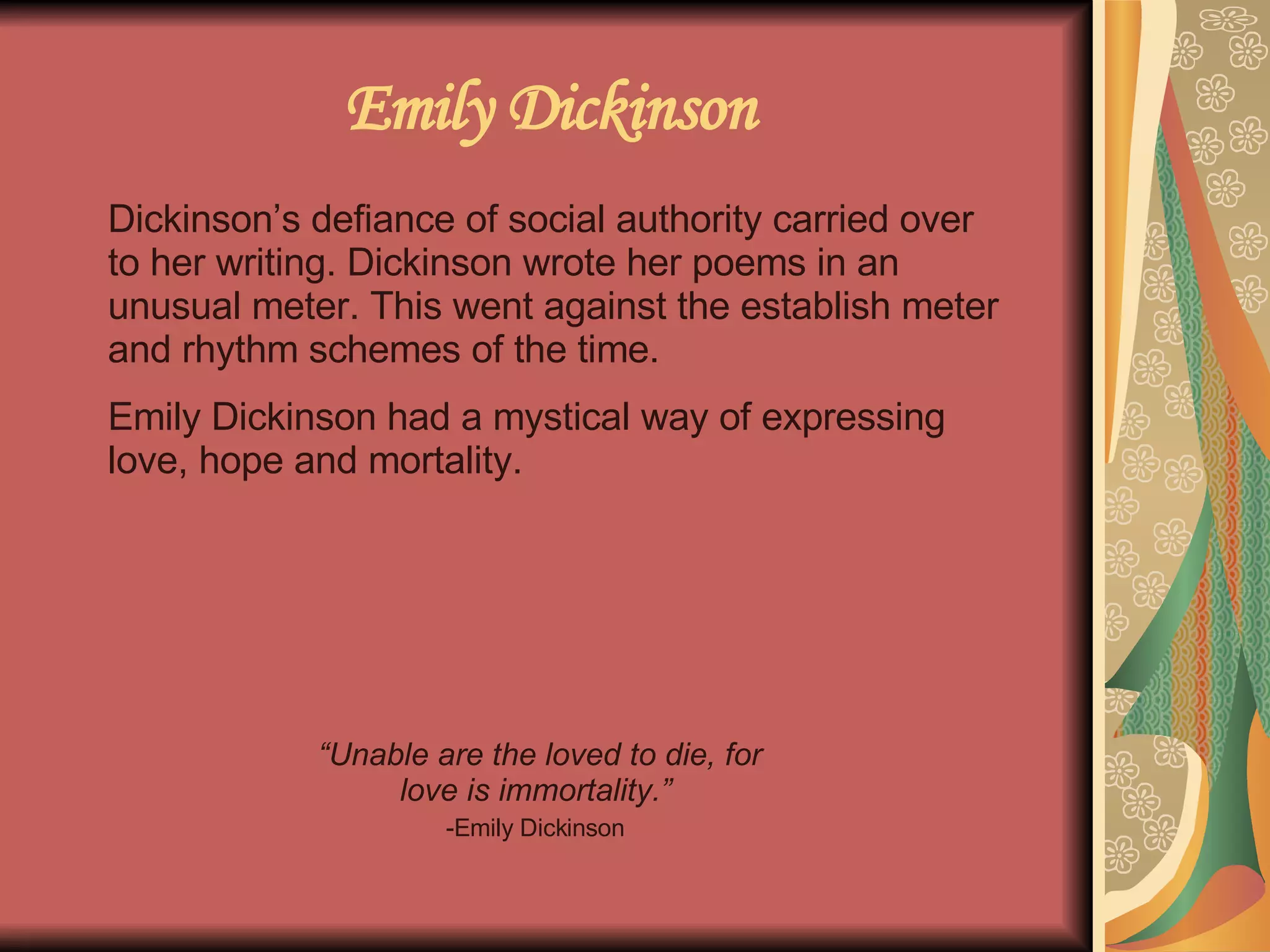 Emily Dickinson | PPT