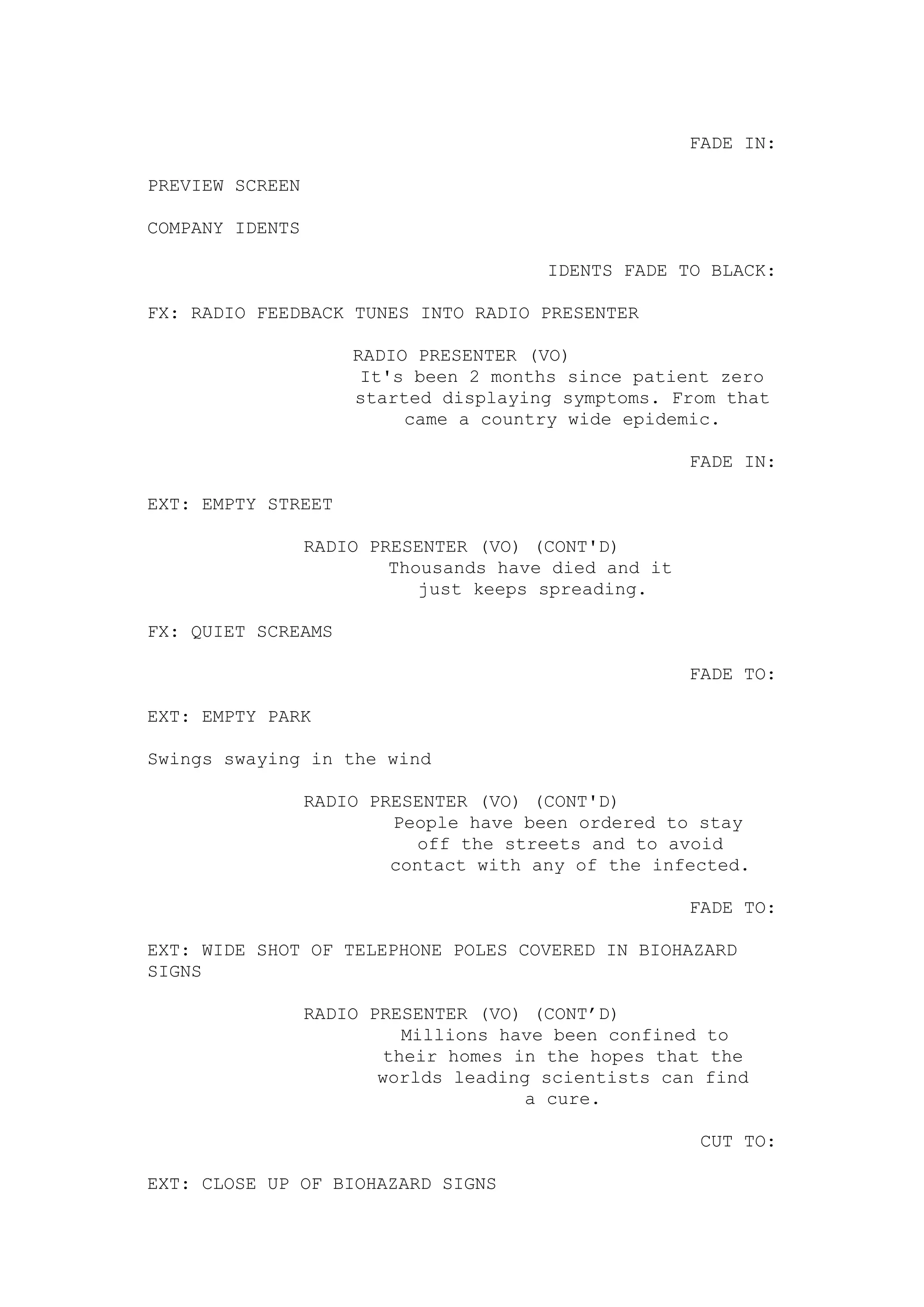 Teaser Trailer script | PDF