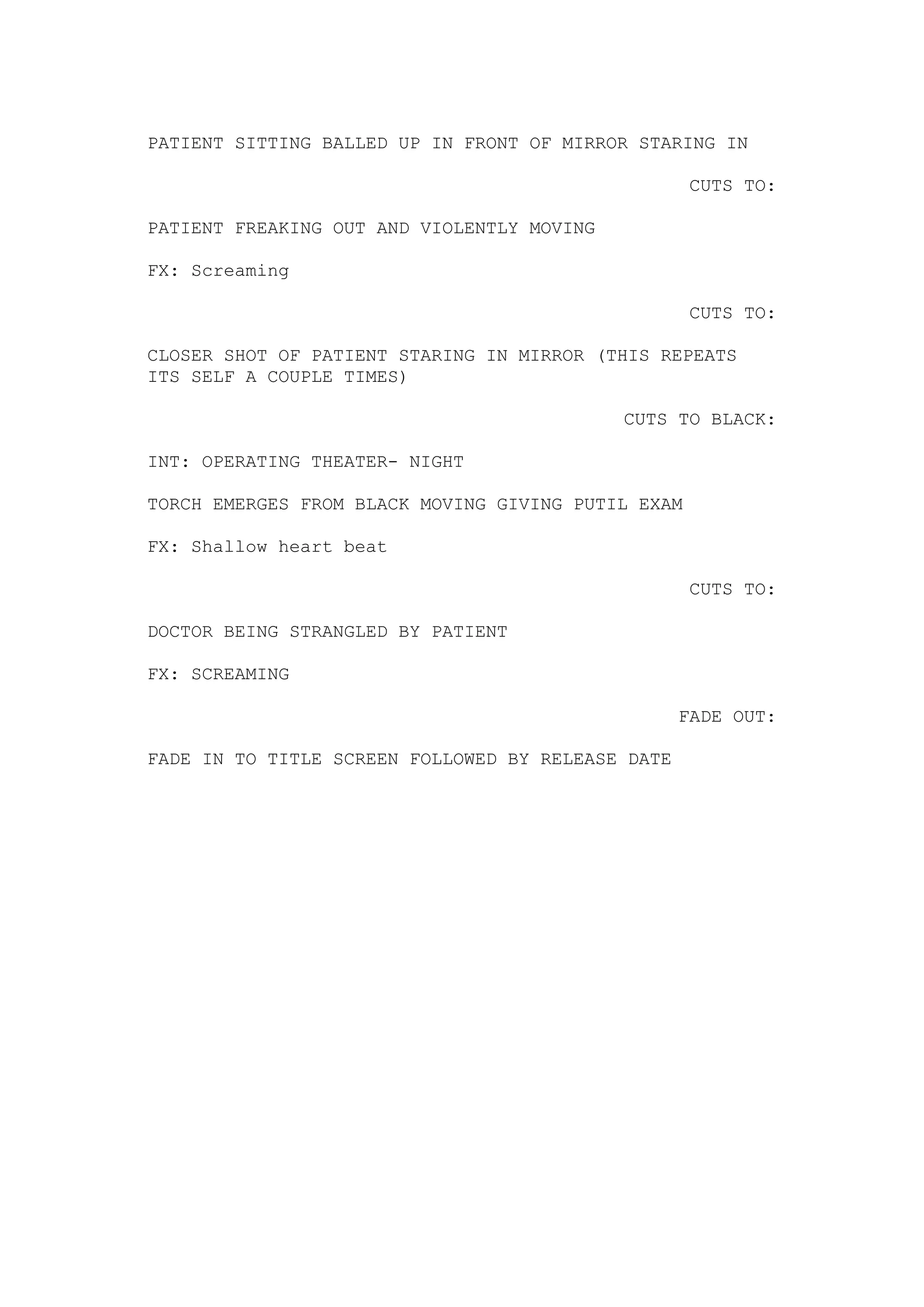 Teaser Trailer script | PDF