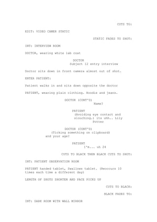 Teaser Trailer script | PDF