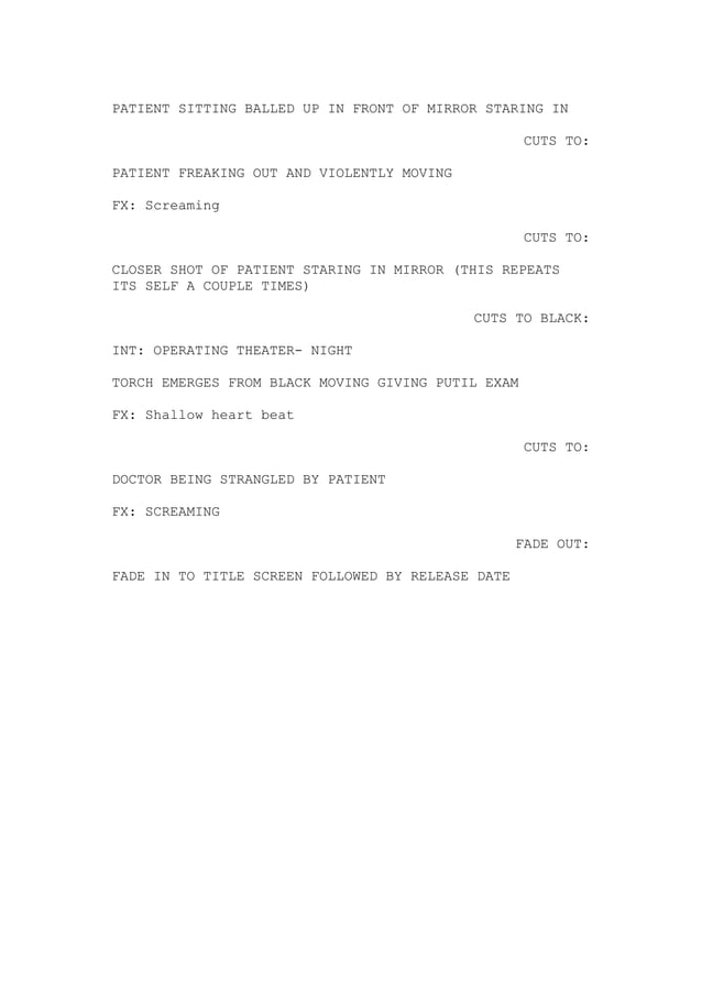 Teaser Trailer script | PDF