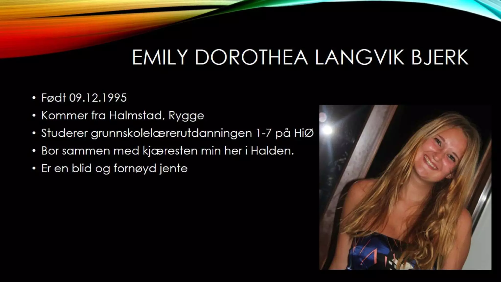 Emily bjerk. | PPT