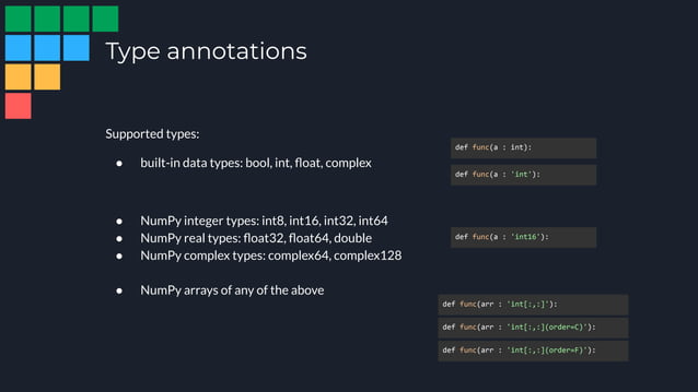 SFSCON23 - Emily Bourne Yaman Güçlü - Pyccel write Python code, get ...